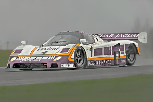 Jaguar XJR-9 Testing at Donington Park in October 2019